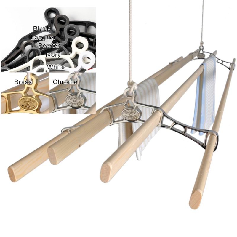 Victorian Kitchen Maid Ceiling Mounted Clothes Airer - Urban Clotheslines